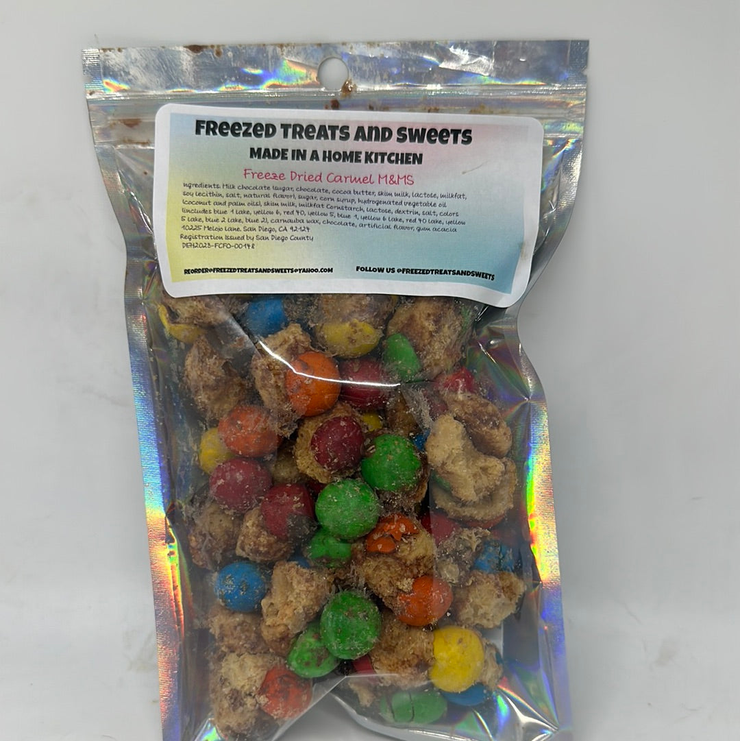 Freeze-Dried Caramel M&Ms – Freezed Treats And Sweets